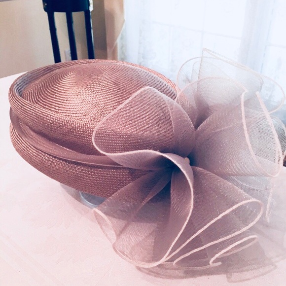 Accessories | Vintage Gray English Style Tulle Hat | Poshmark